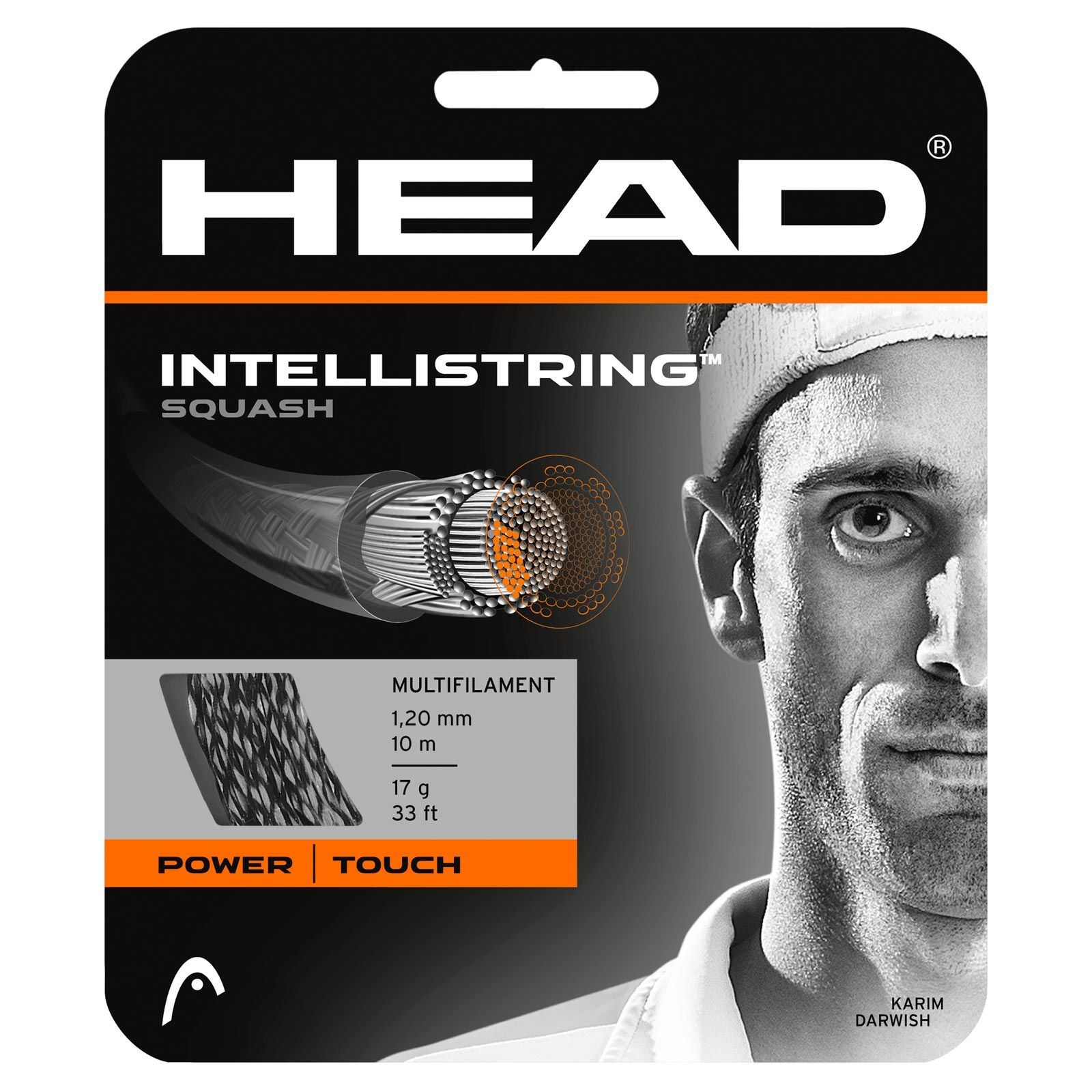 Head Intellistring Squash String Sports