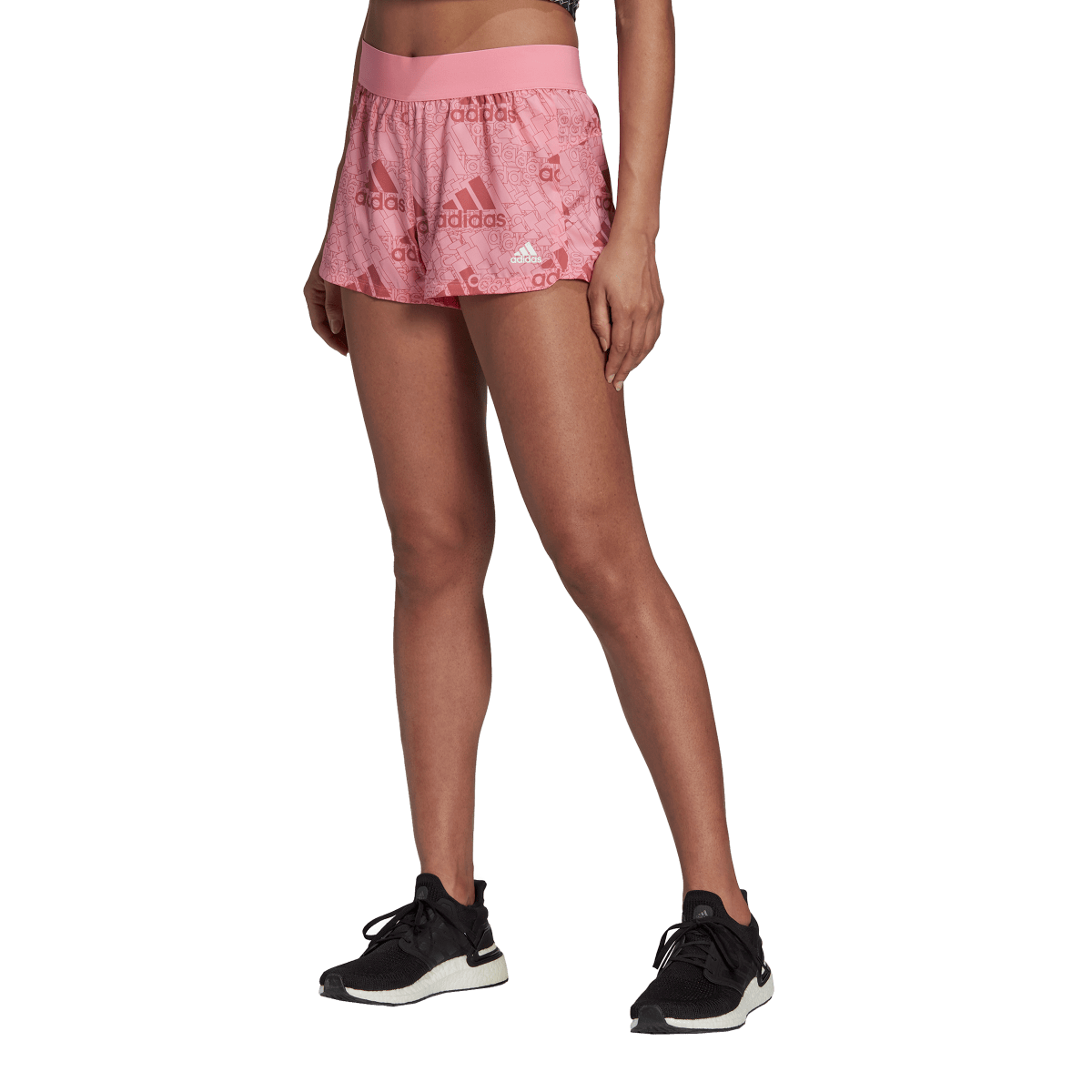 Adidas Performance Made for Training Logo Graphic Pacer Shorts Women