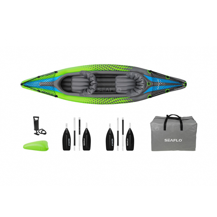 Seaflo Two-Seater Inflatable Tandem Kayak Sports
